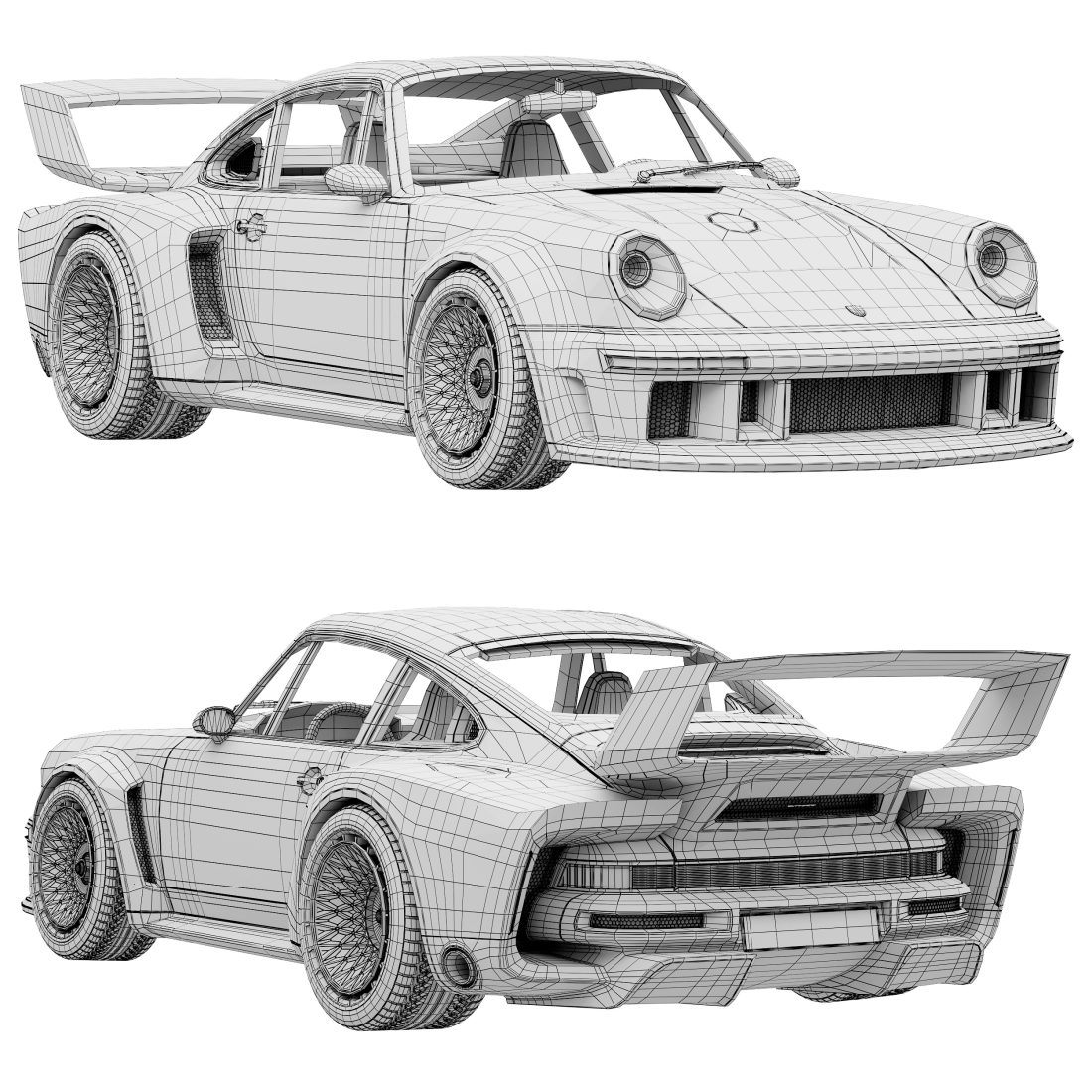 Singer 911 DLS Turbo Track 3D Model for VRay | CGMood
