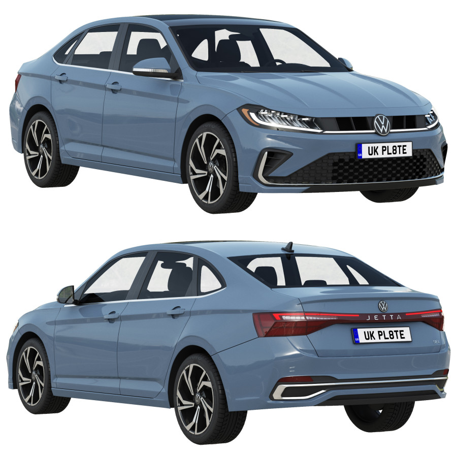 Volkswagen Jetta 2025 3D Model for VRay | CGMood