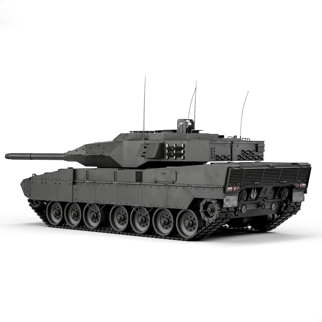 Tank Stridsvagn Strv 122 2018 3D Model for VRay | CGMood