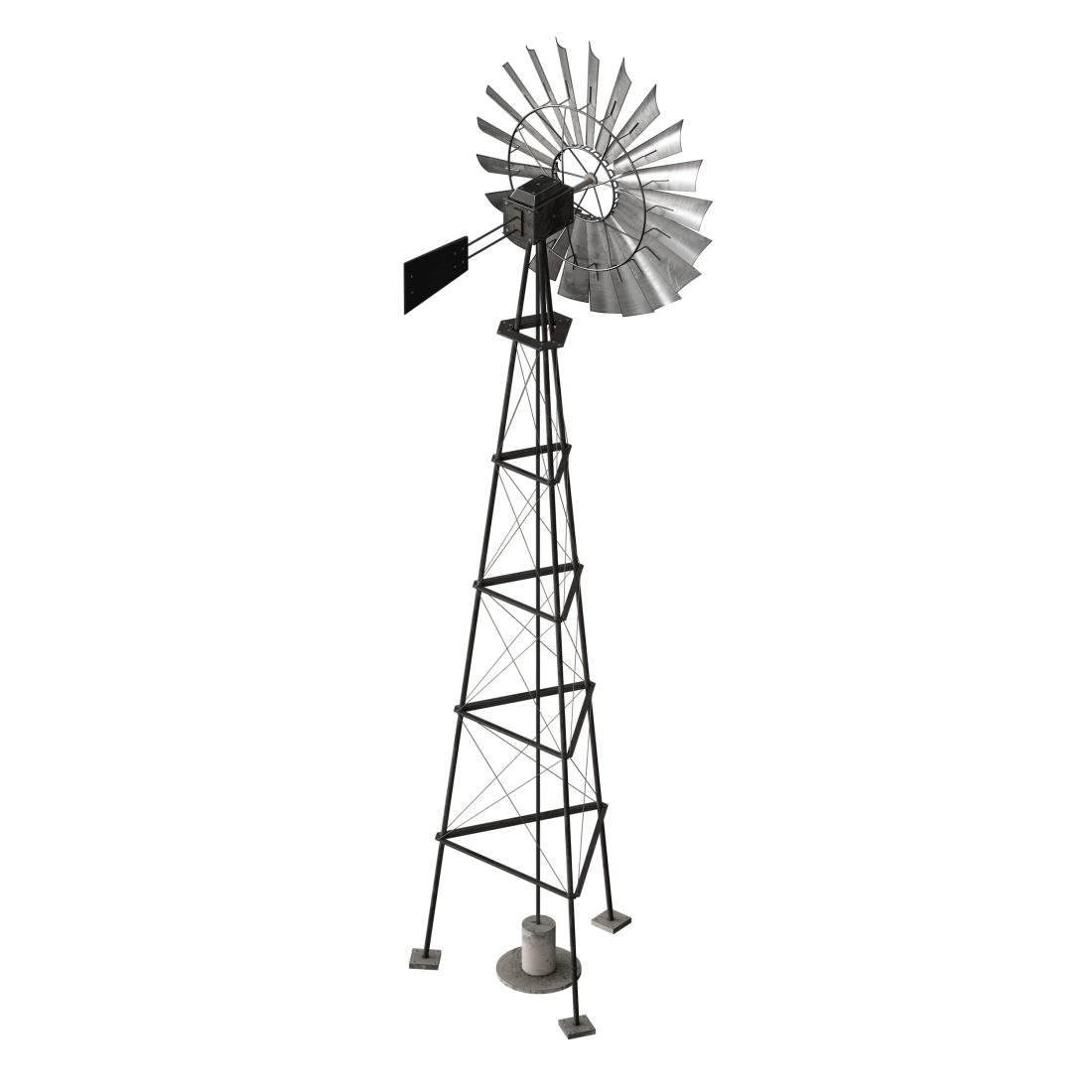 Windmill Propeller Tower Wind Turbine 3D Model for FStorm, VRay, Corona ...