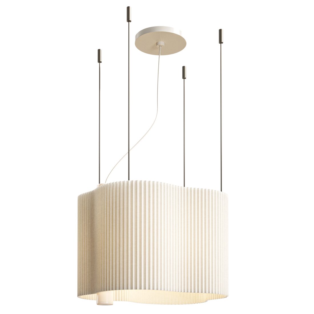 Flag Pendant Lamp 3D Model for Corona, VRay | CGMood