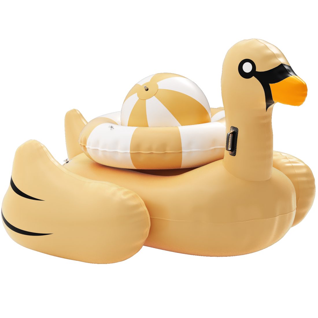 Swimline Giant Golden Goose Float - 3D Model for VRay, Corona