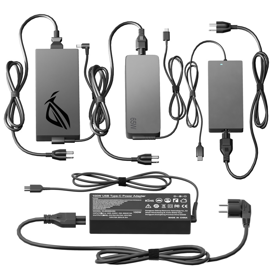 Power Plug Vol 06 (laptop Adapters) - 3D Model for VRay, Corona