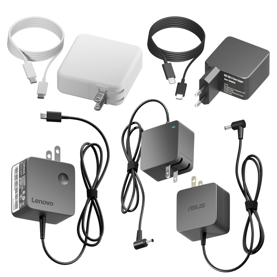 Power Plug Vol 07 (laptop Adapters 02) - 3D Model for VRay, Corona