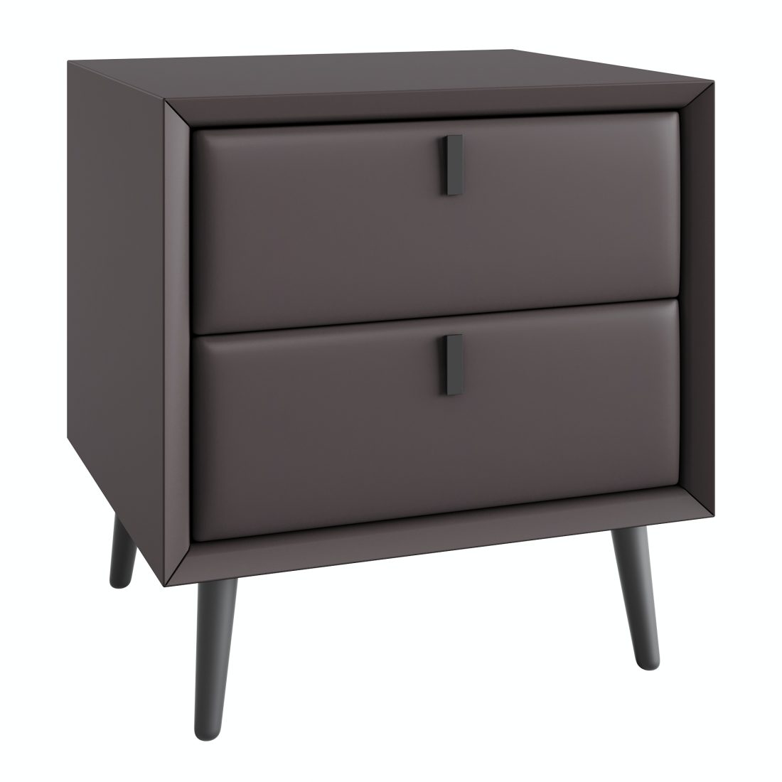 Litfad - Rectangular Solid Wood Nightstands - 3D Model for VRay, Corona