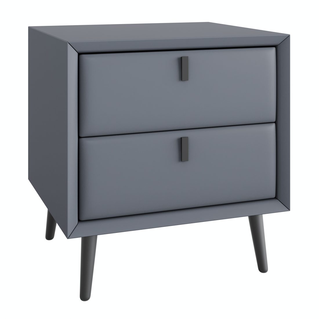 Litfad - Rectangular Solid Wood Nightstands - 3D Model for VRay, Corona