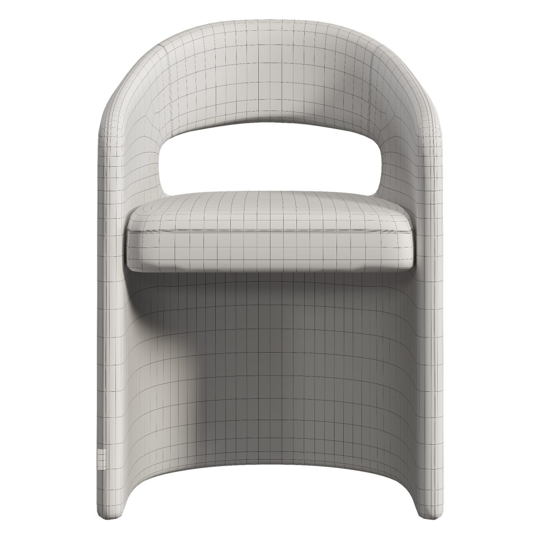 Rhea Dining Chair - 3D Model for Corona