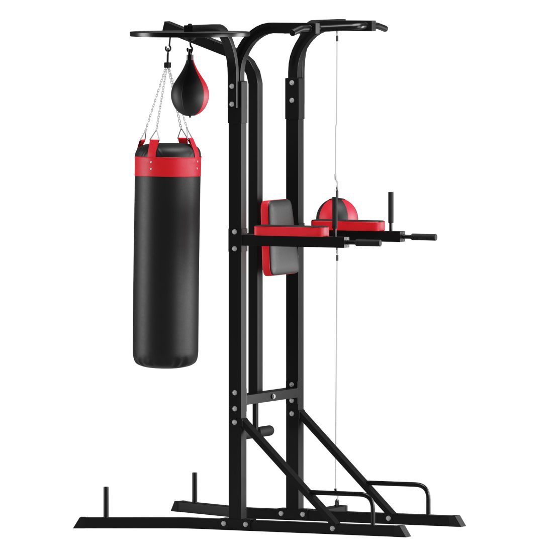Power Boxing Station Stand Gym Speed Ball Punching 3D Model for Corona ...