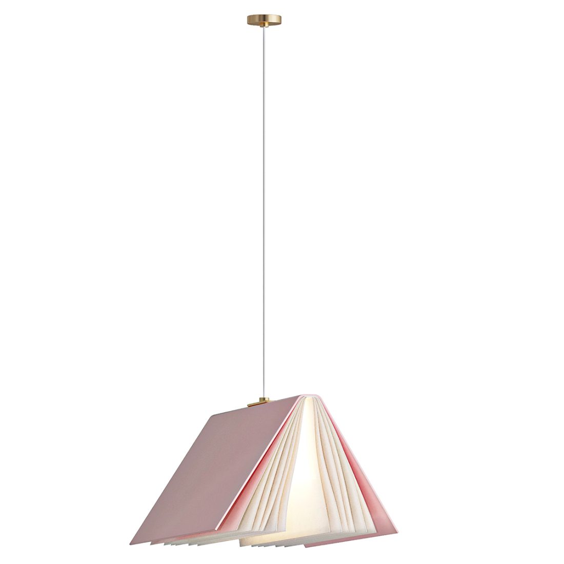 Nordic Floating Book Pendant Light 3D Model for Corona | CGMood