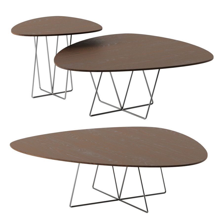 Dabliu Coffee Tables 3D Model for Corona | CGMood