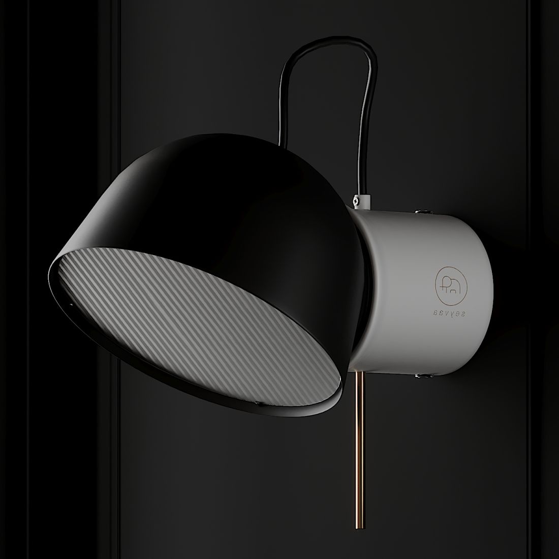 Big Brother Wall Light By Seyvaa - 3D Model for Corona