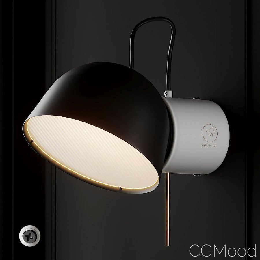Big Brother Wall Light By Seyvaa - 3D Model for Corona