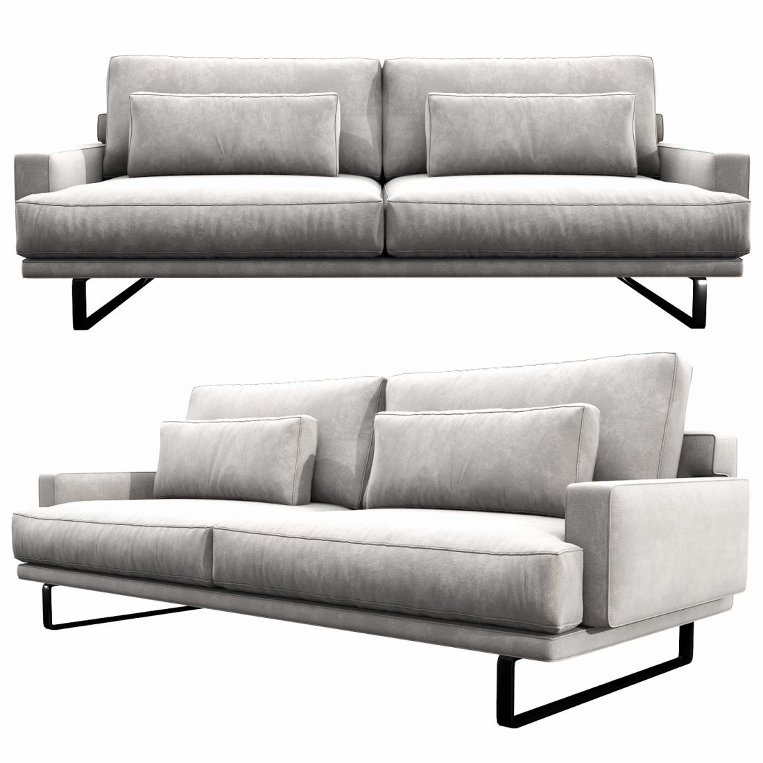 Interface Rex Sofa 3D Model for VRay, Corona | CGMood