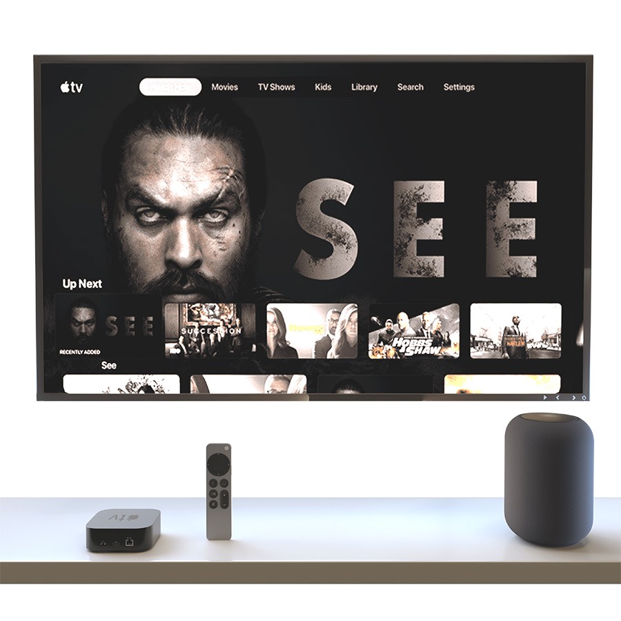 Apple Tv 4khdr/home Pod/tv - 3D Model for Corona