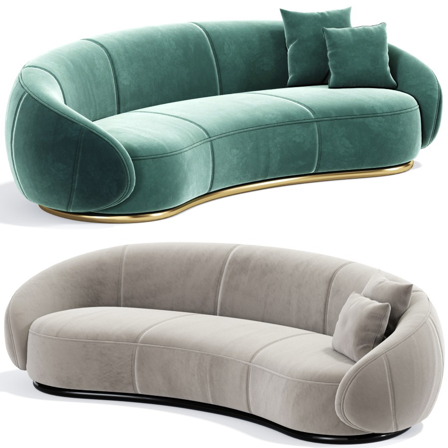 Curved Sofa Australia | Baci Living Room