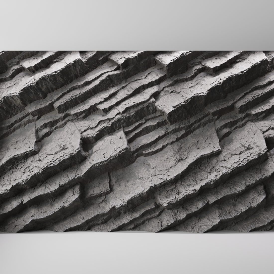 Rock Cliff Wall №26 - 3D Model for Corona