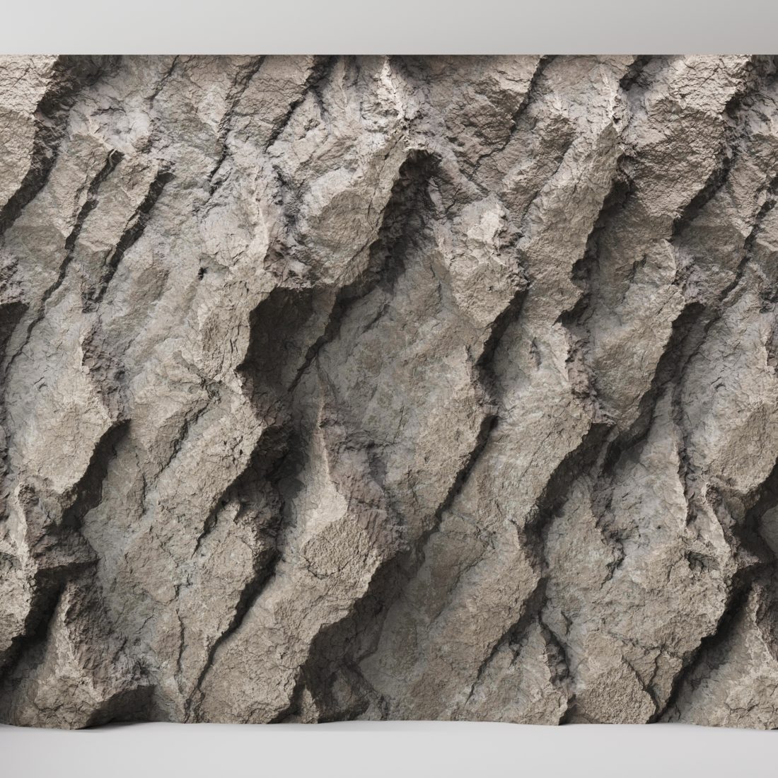 Rock Cliff Wall №27 - 3D Model for Corona