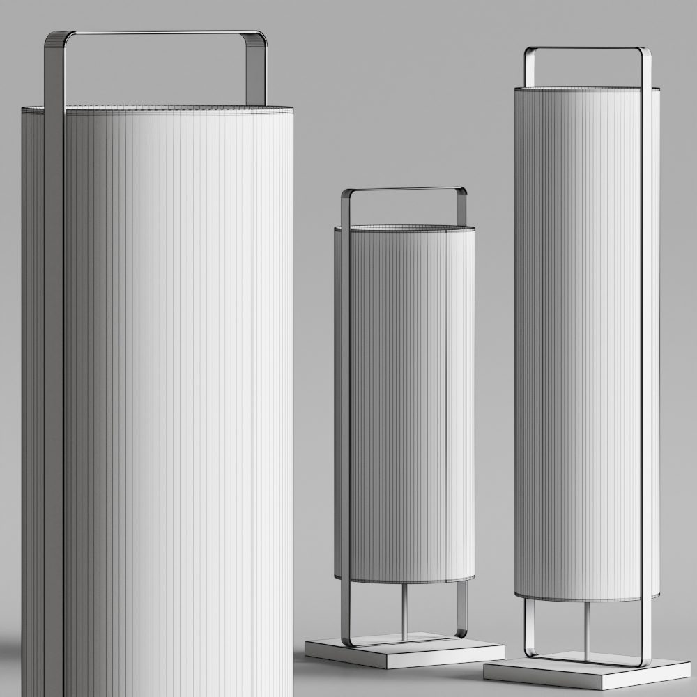 Treca Paris Nomade Floor Lamps - 3D Model for VRay, Corona