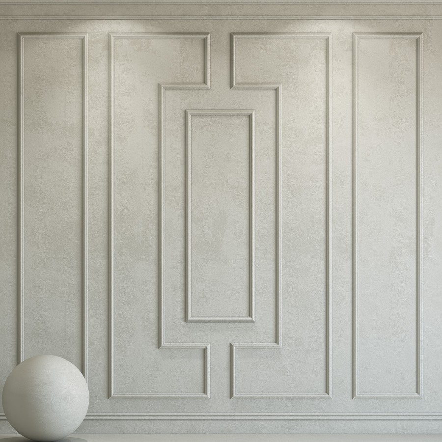 Set 95 Decorative Plaster With Molding - 3D Model for VRay, Corona