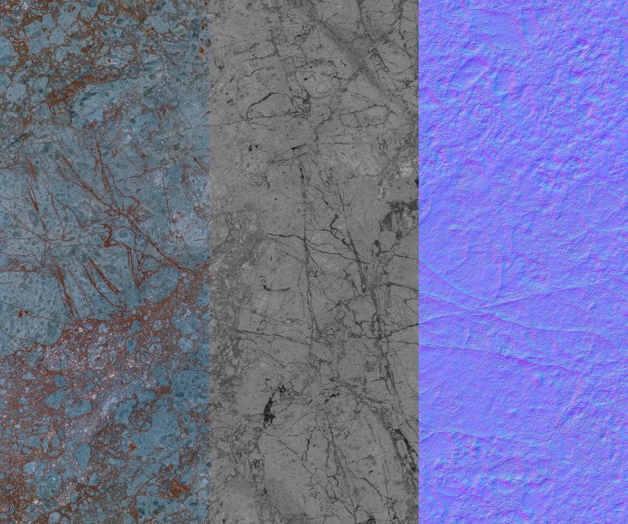 Blue Marble Seamless Texture Texture / PBR Material | CGMood