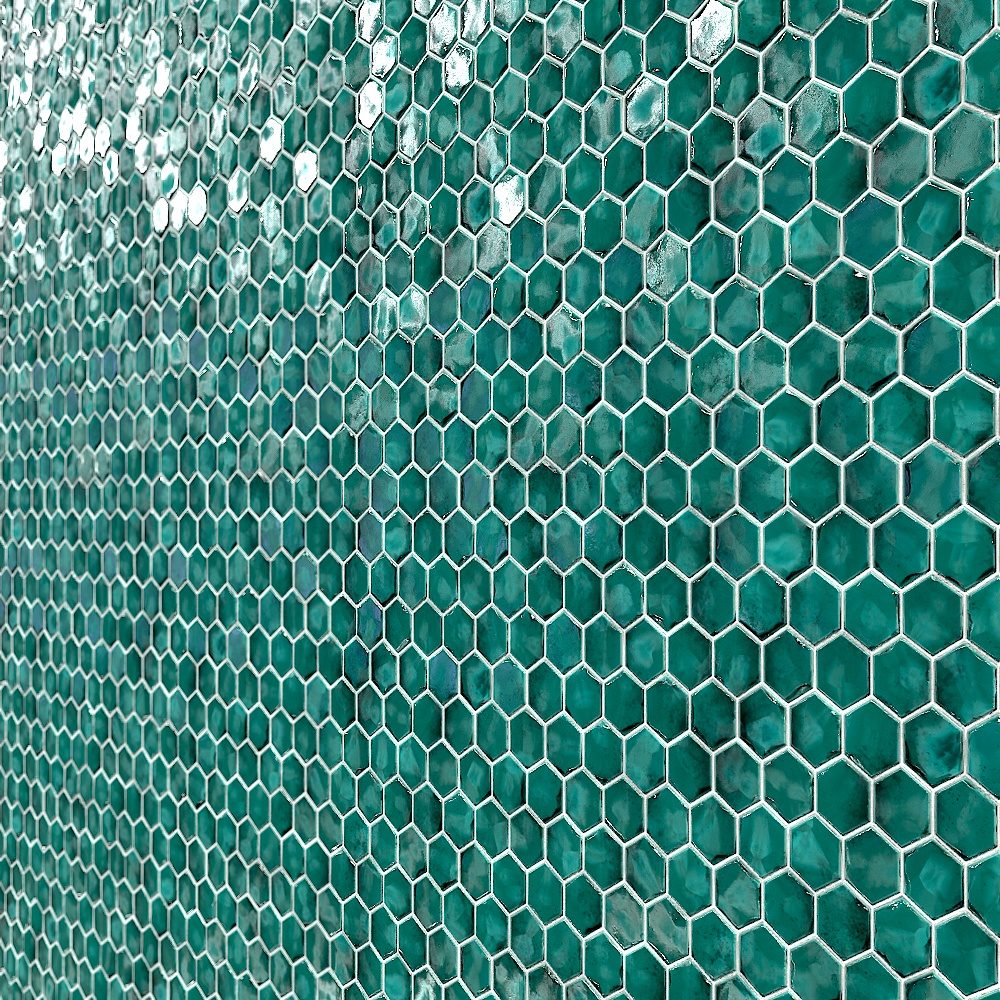 Teal Tile-01-pbr-2k-4k Texture / PBR Material | CGMood