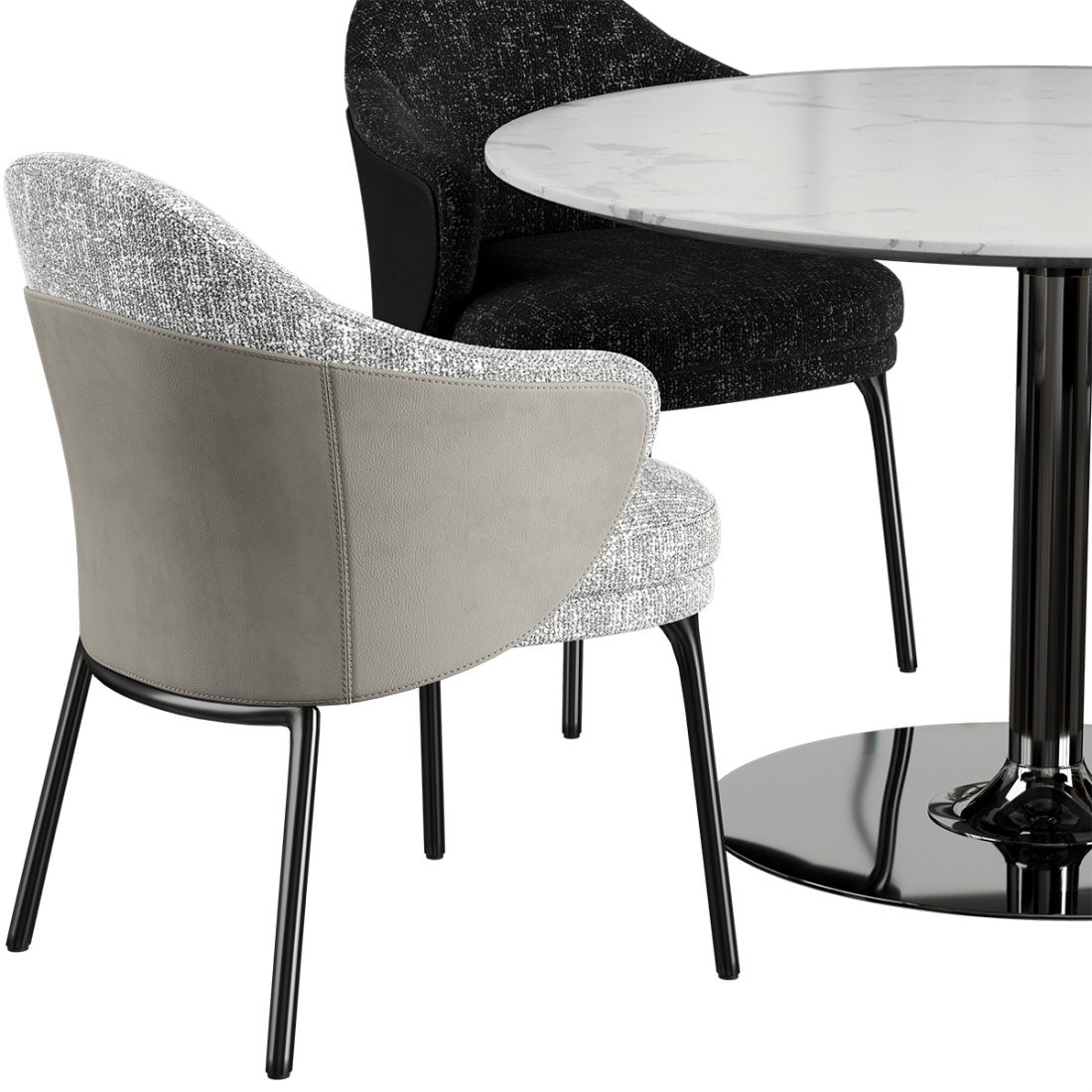 Minotti Angie Dining Oliver Dining Table - 3D Model for Corona