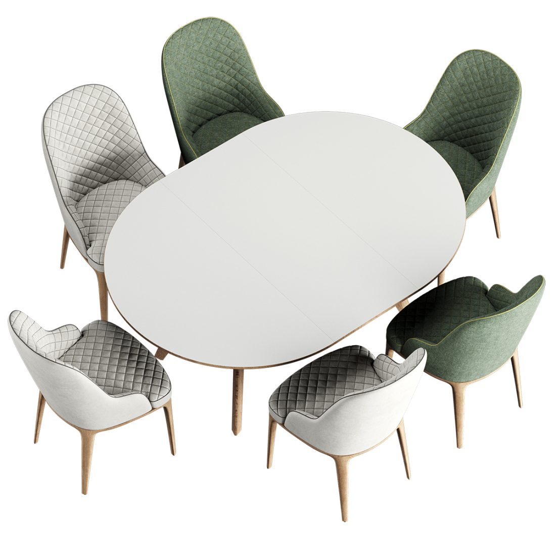 Sfer Table Rob Chair - 3D Model for Corona
