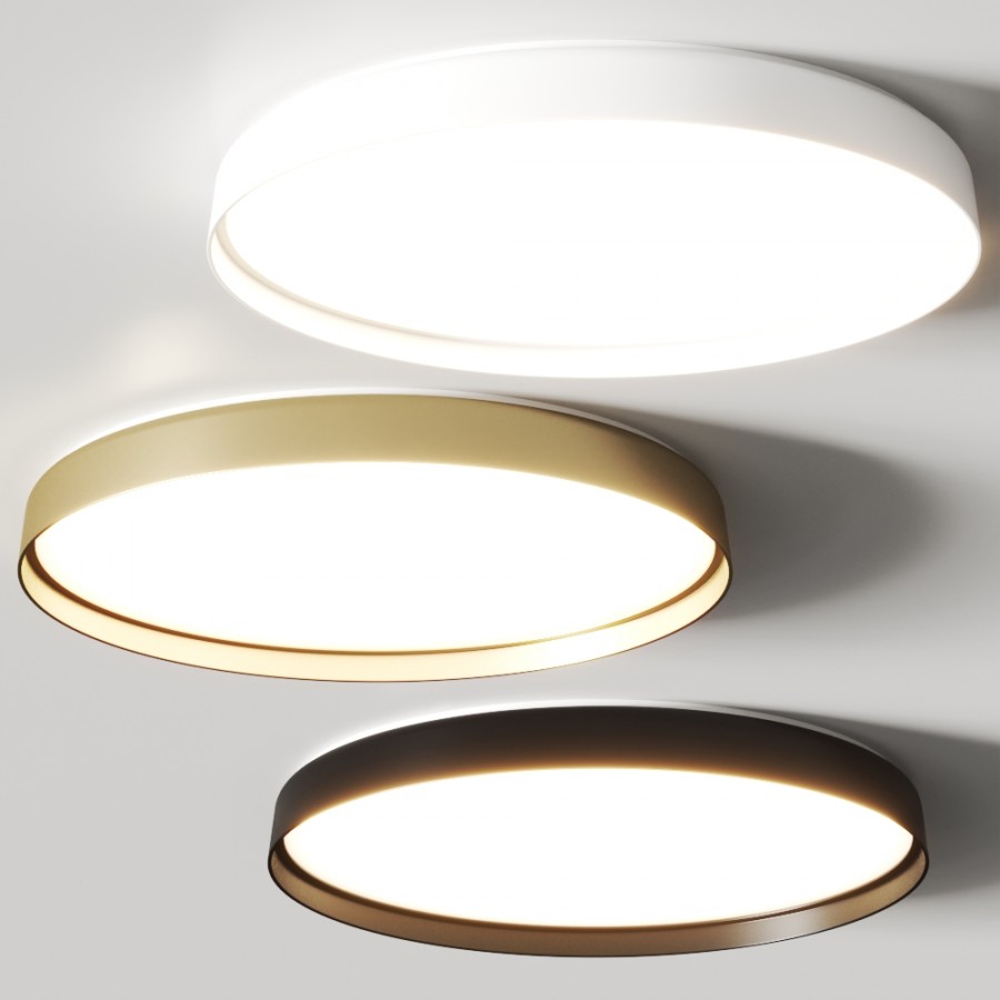 Luceplan Compendium Plate Ceiling Lamp 3D Model for VRay, Corona | CGMood