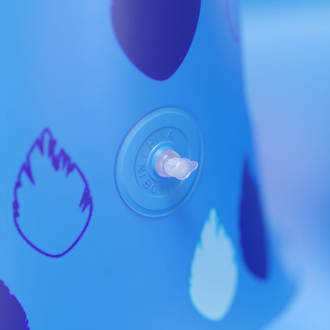Joyin Inflatable Peacock Pool Float - 3D Model for Corona