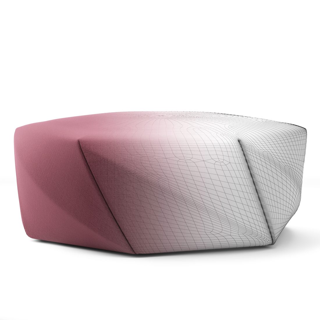 Moroso Pouf Brook - 3D Model for VRay
