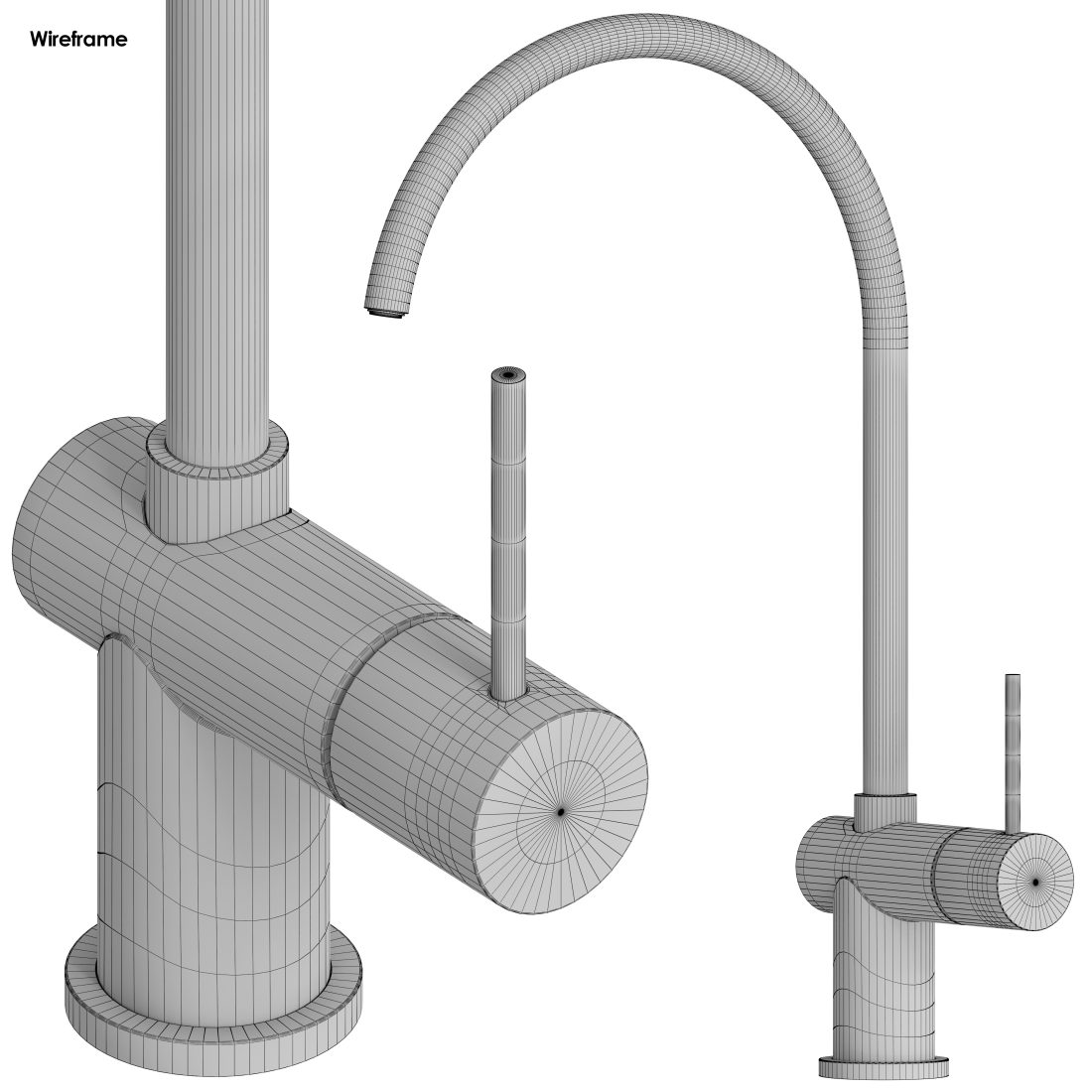 Kitchen Faucet 03 - 3D Model for VRay, Corona
