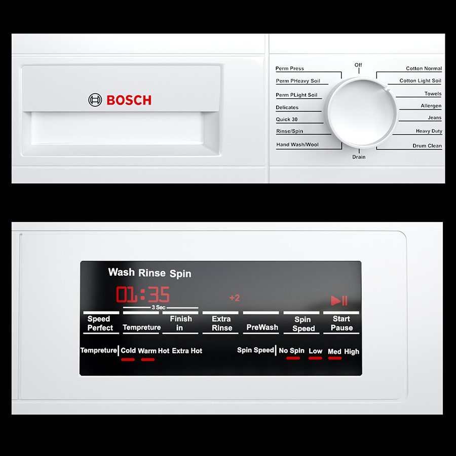 Bosch Washing Machine 3D Model for VRay, Corona | CGMood