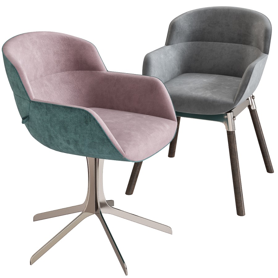 Artifort Mood Chair Collections - 3D Model for VRay
