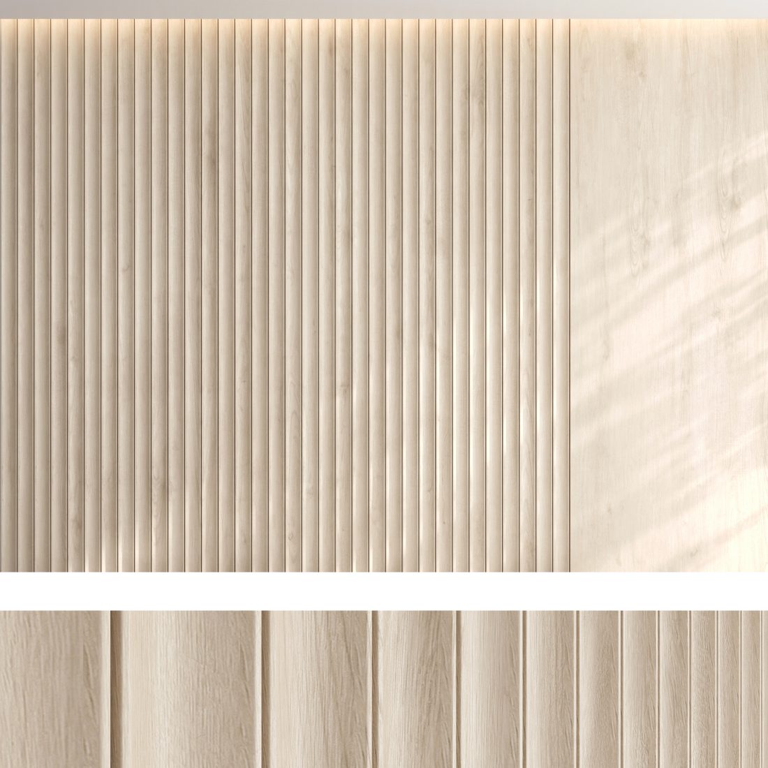 Wood Panel Set V07 - 3D Model for VRay, Corona