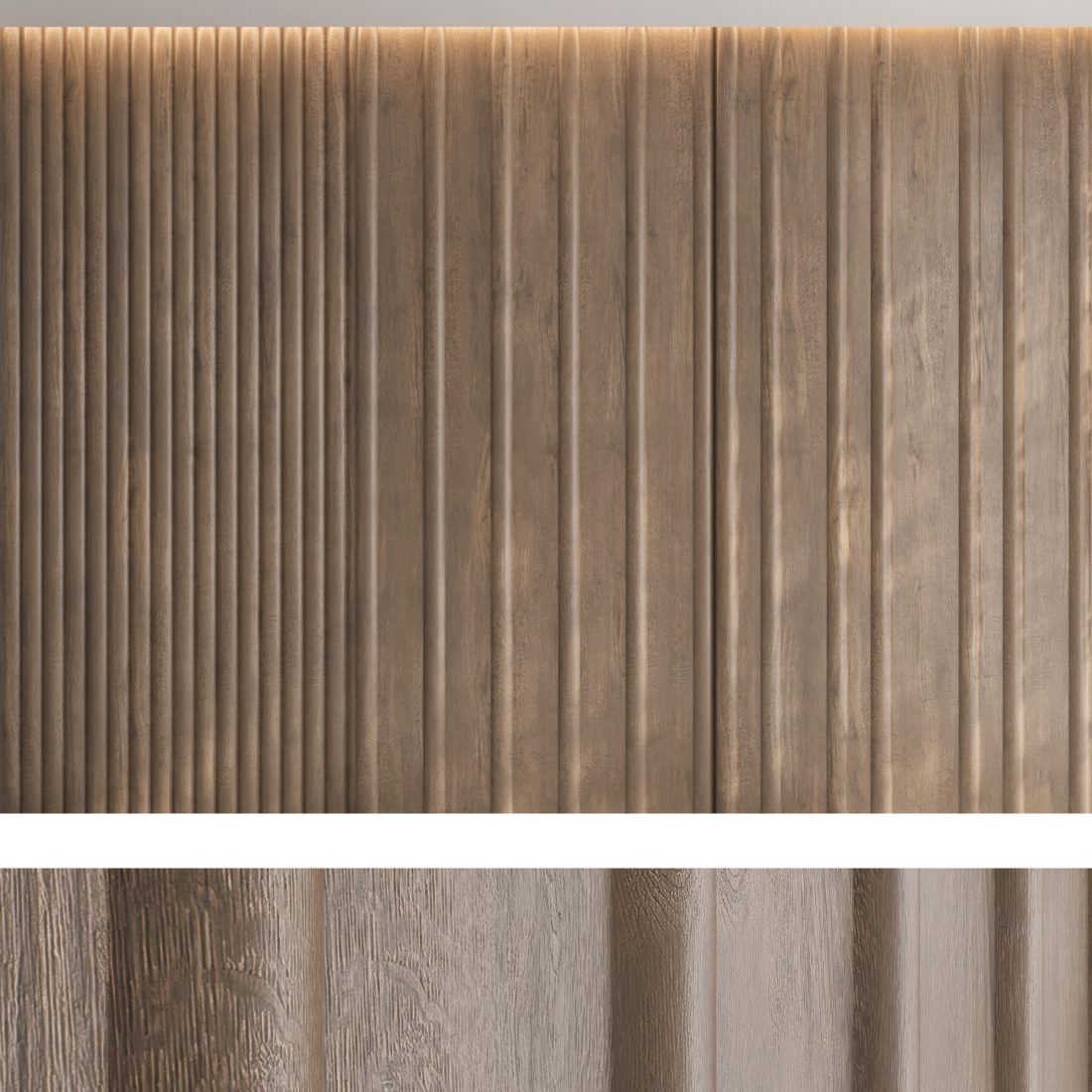 Wood Panel Set V08 - 3D Model for VRay, Corona