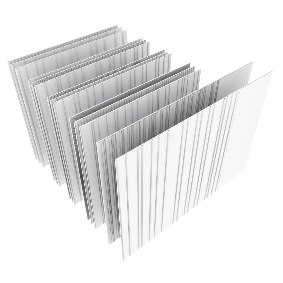 Wood Panel Set V08 - 3D Model for VRay, Corona