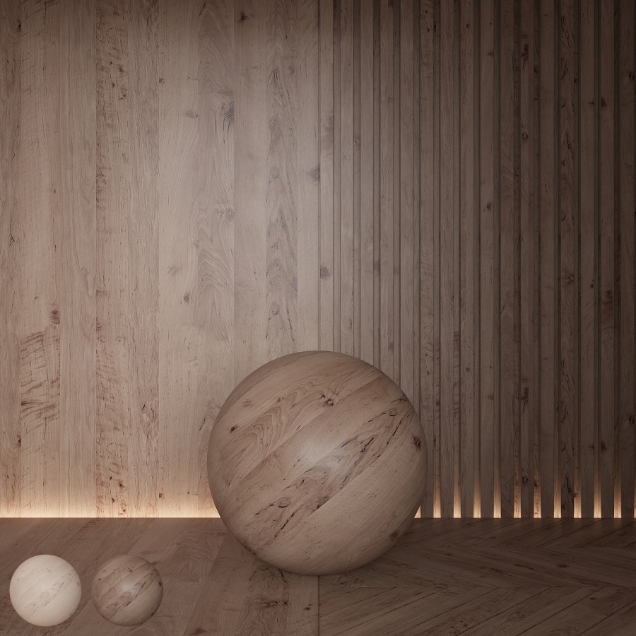 Seamless Wood Material - 3D Model for Corona
