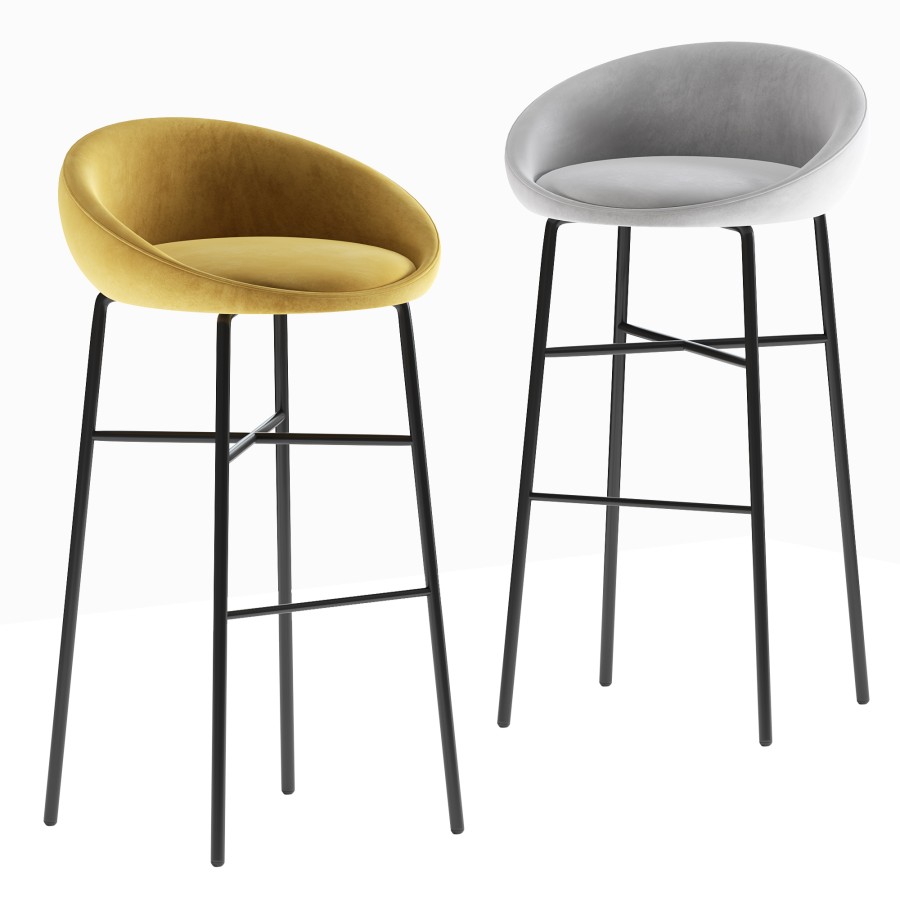 Bloom Bar Stool - 3D Model for Corona