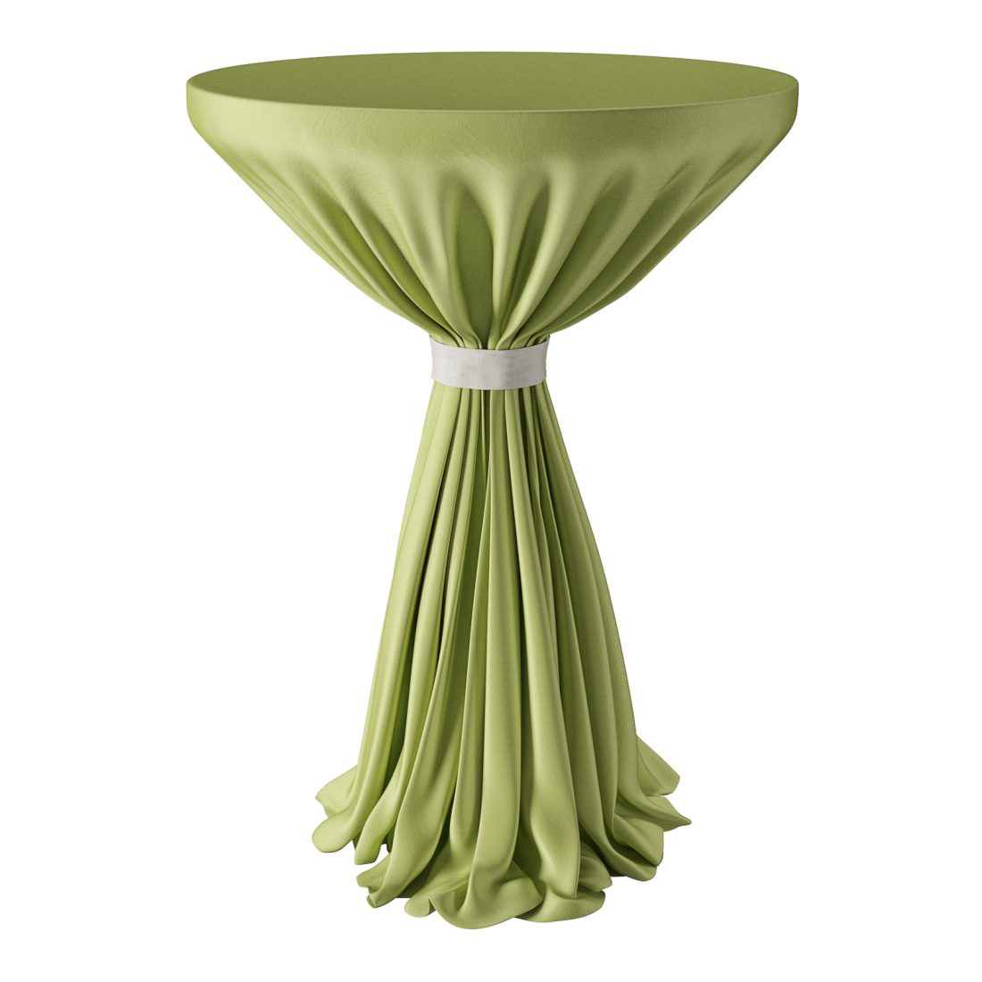 Cocktail Table With Tablecloth 3D Model for VRay, Corona | CGMood