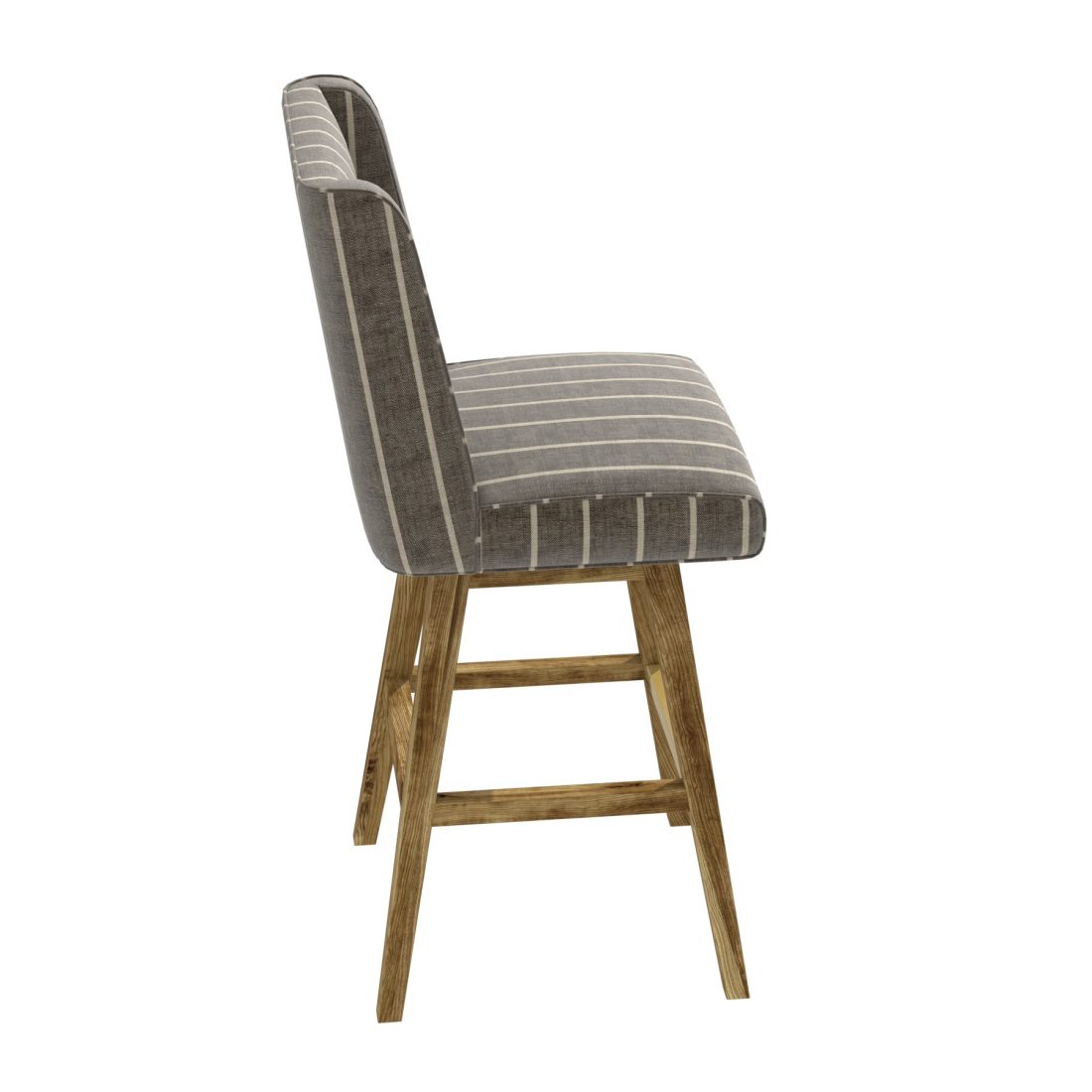Alder Tweed Tribeca Swivel Bar Stool - 3D Model for Corona