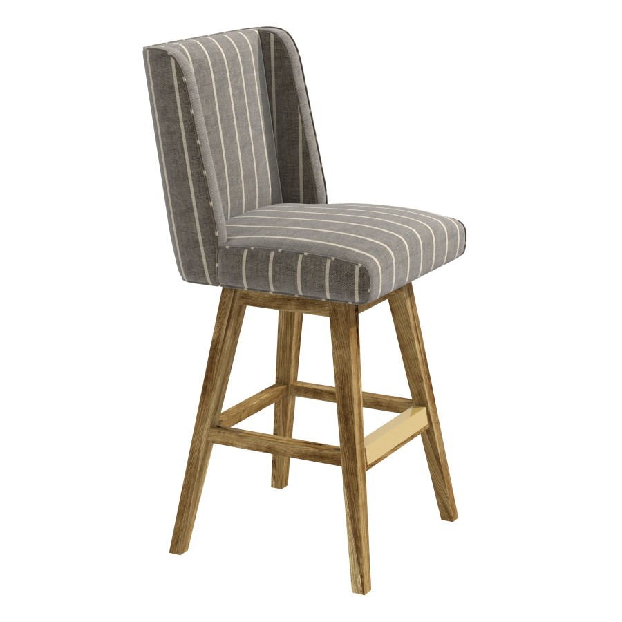 Alder Tweed Tribeca Swivel Bar Stool - 3D Model for Corona