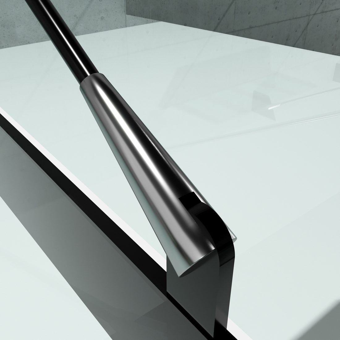 Glass Canopy Visor No14 - 3D Model for VRay, Corona