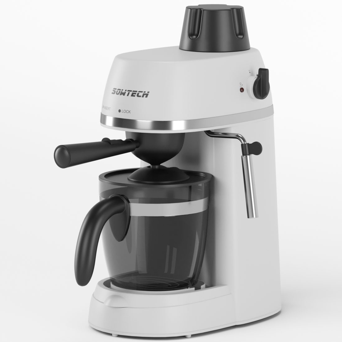 SOWTECH Espresso Coffee Machine - 3D Model for VRay, Corona