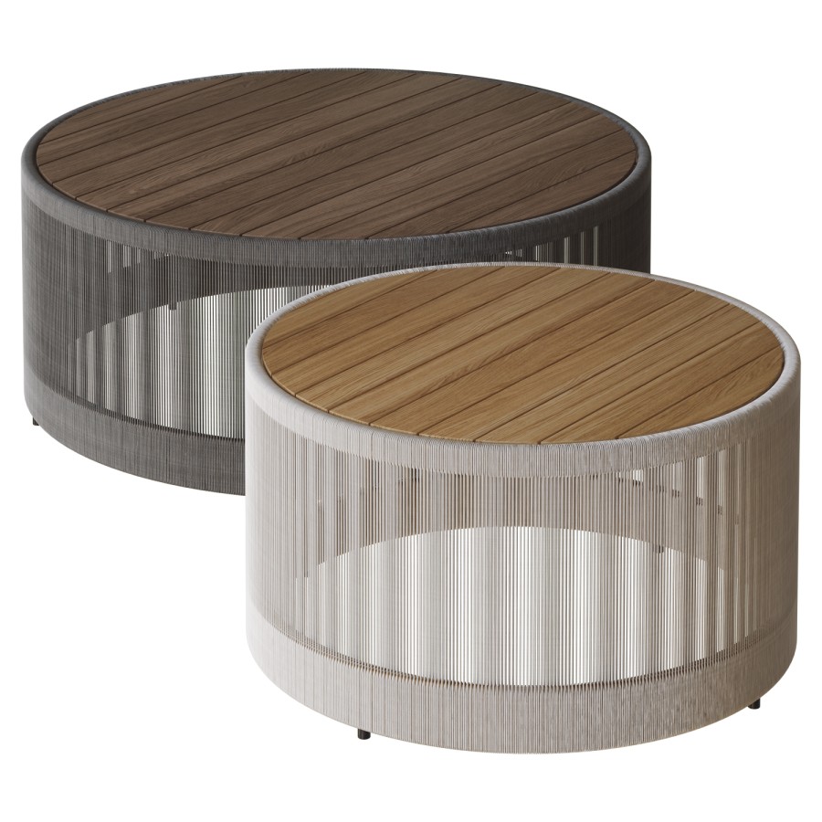Porto Outdoor Coffee Table By West Elm 3D Model for VRay, Corona | CGMood