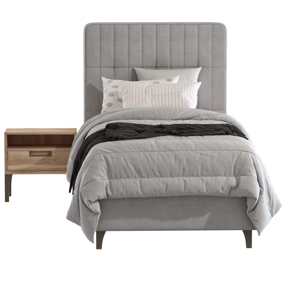 Set 366 Bed Sona 3D Model for VRay, Corona | CGMood