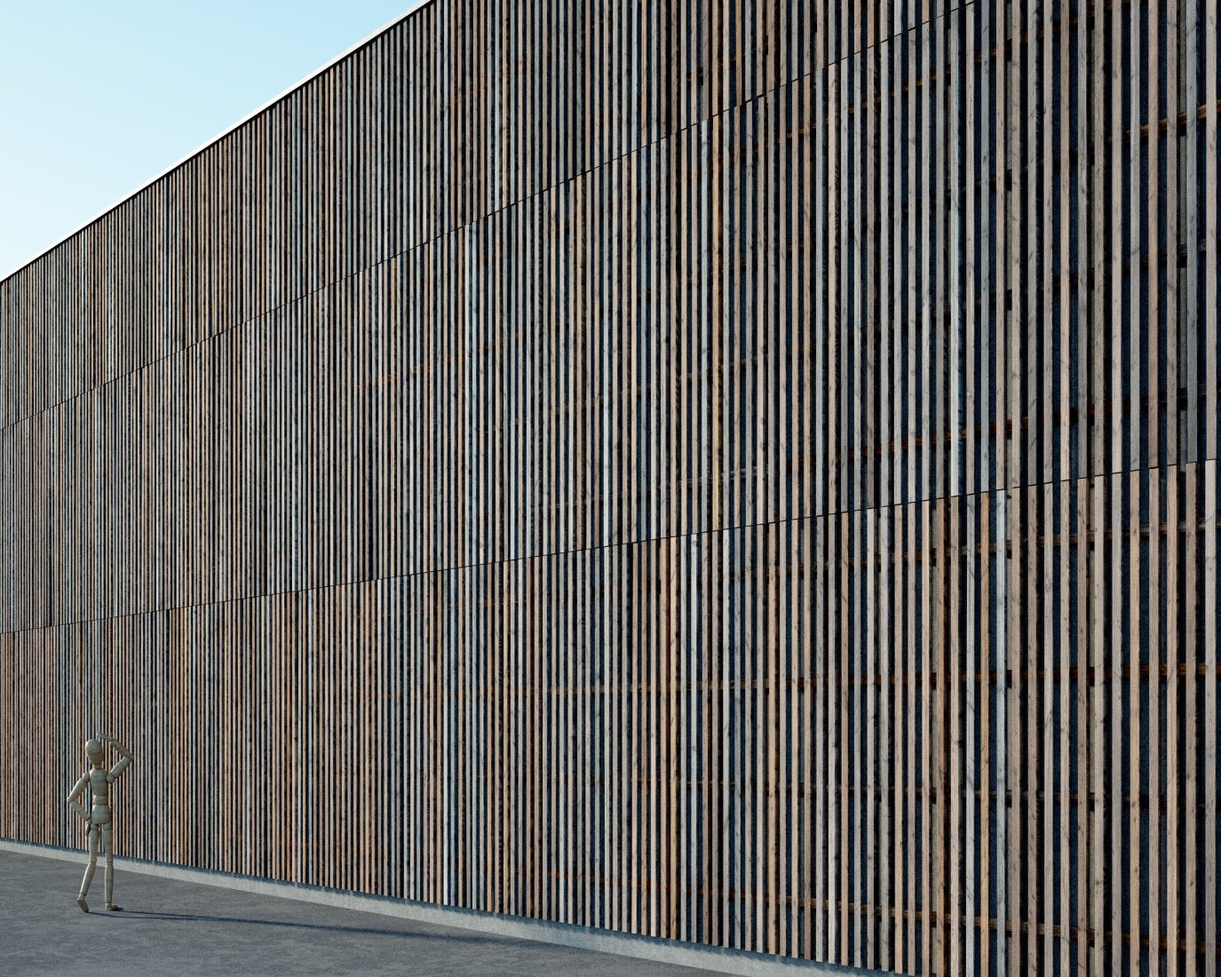 Timber Facade 46 8k Seamless Pbr Material Texture / PBR Material | CGMood