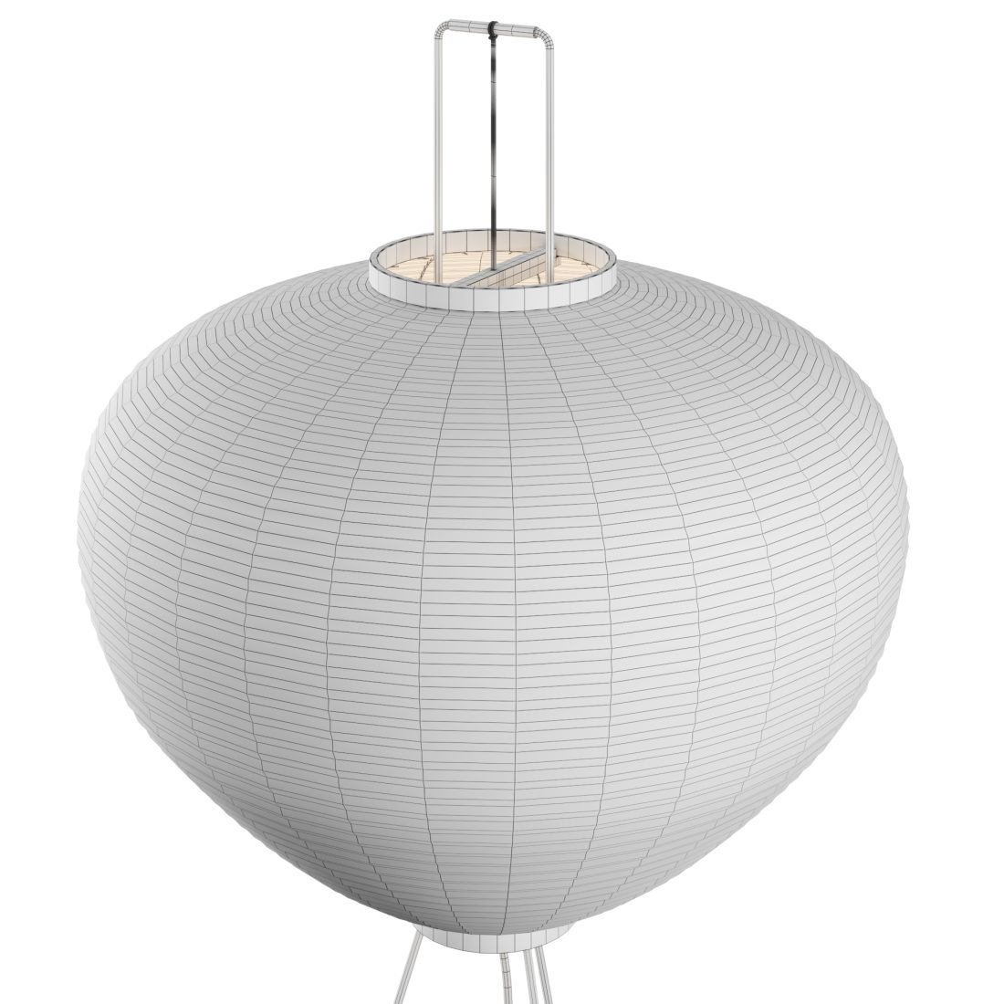 Akari 10a Floor Lamp By Vitra - 3D Model for Corona