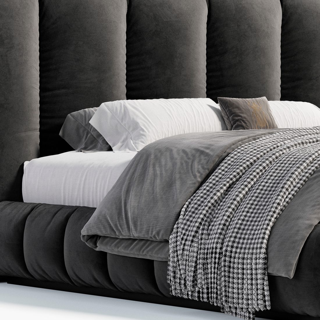 Meritti Bed By Meb Home - 3D Model for Corona