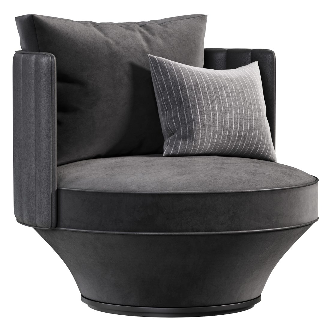Paradise Bird Fabric Armchair - 3D Model for Corona