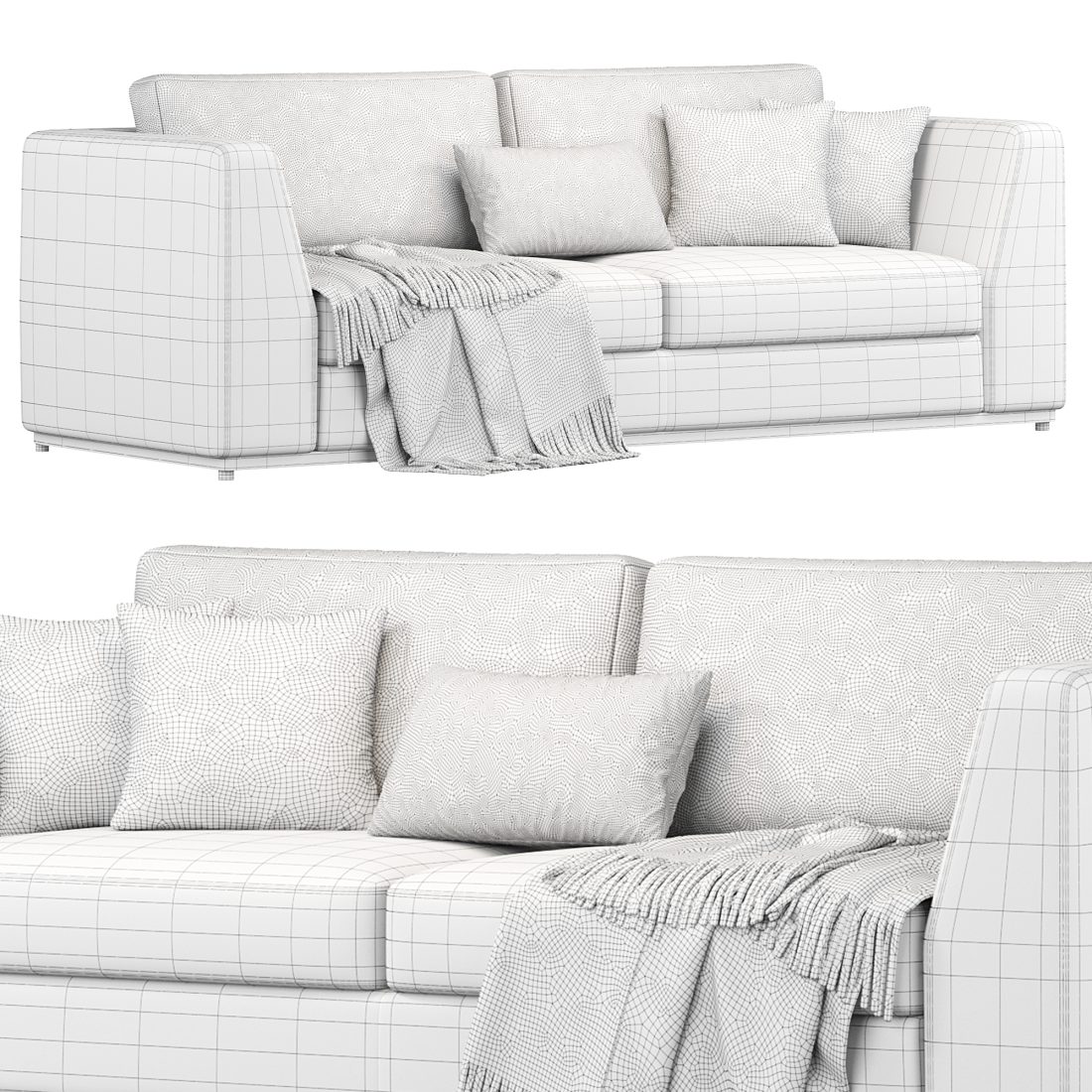 Colt Sofa By Highfashionhome - 3D Model for Corona